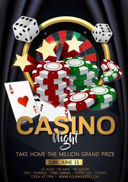 Copy of casino gamble | PosterMyWall