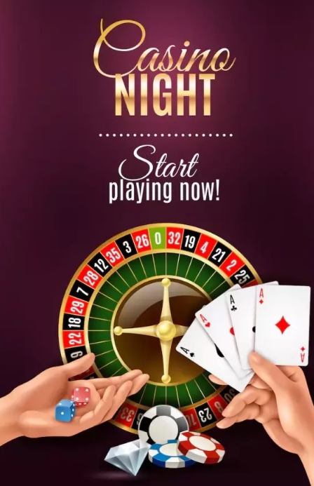 casino gambling hand games Template | PosterMyWall