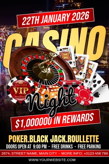 Casino Game Ads Template | PosterMyWall