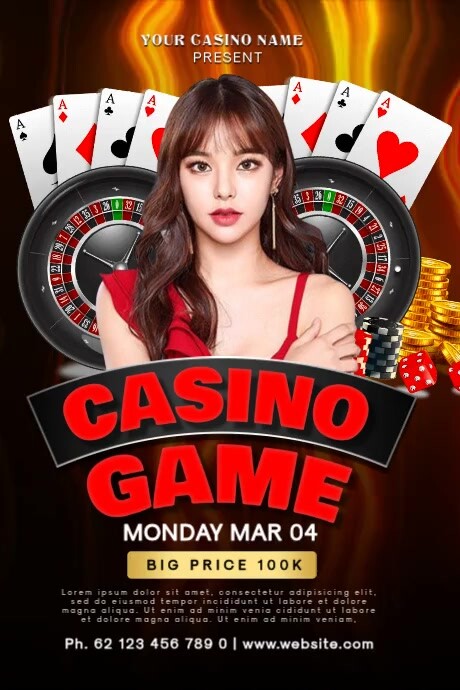 Casino Game Flyer Template | PosterMyWall