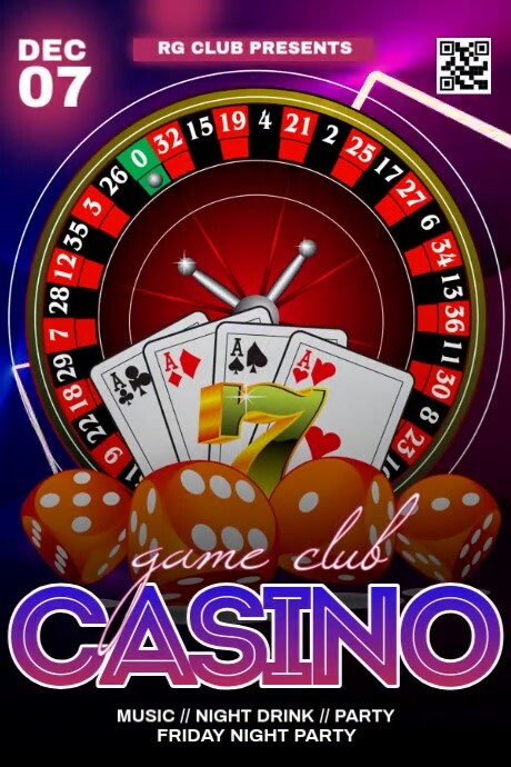 Casino Night Party Template | PosterMyWall
