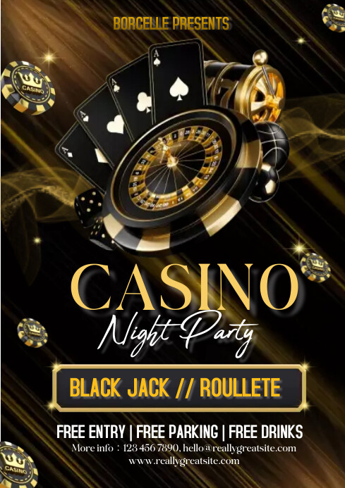 casino night party Template | PosterMyWall