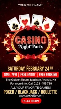 Casino Event Ads Template | PosterMyWall
