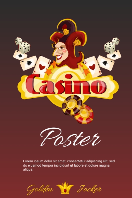 CASINO PARTY POSTER TEMPLATE | PosterMyWall