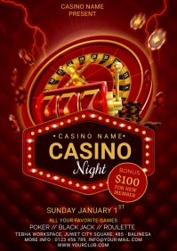 CASINO PARTY TEMPLATE | PosterMyWall
