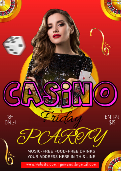 CASINO PARTY TEMPLATE | PosterMyWall