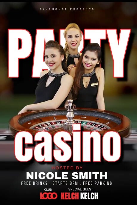 Casino Party Video Template | PosterMyWall