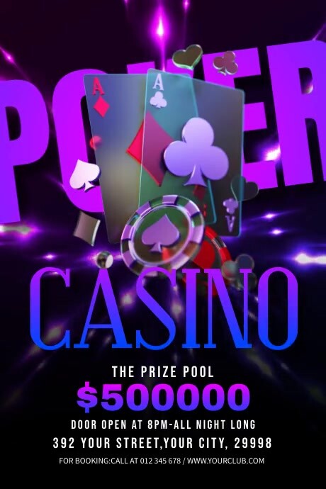 Casino Poker Template | PosterMyWall