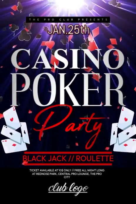Casino Poker Template | PosterMyWall