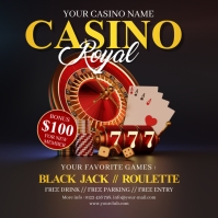 Poker Night Social Media Post Template | PosterMyWall