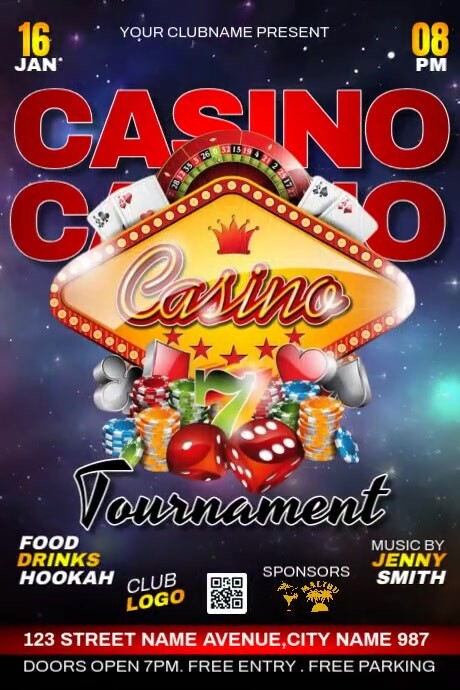 Copy of Casino Tournament | PosterMyWall