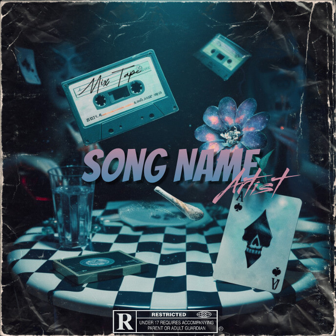 Cassette Album Cover Template | PosterMyWall