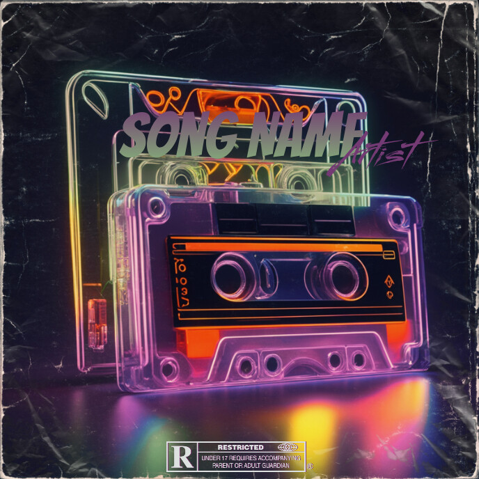 Cassette Album Cover Templat | PosterMyWall