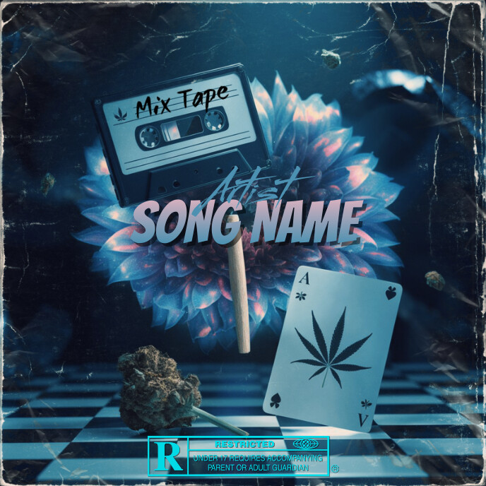 Cassette Album Cover Template | PosterMyWall