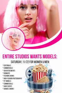 Customize 57+ Model Casting Call Tabloid Templates | PosterMyWall