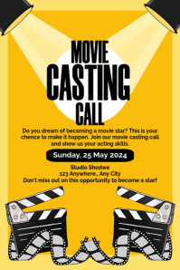 323+ Free Templates for 'Casting call poster' | PosterMyWall