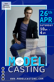 Customizable Design Templates for Model | PosterMyWall