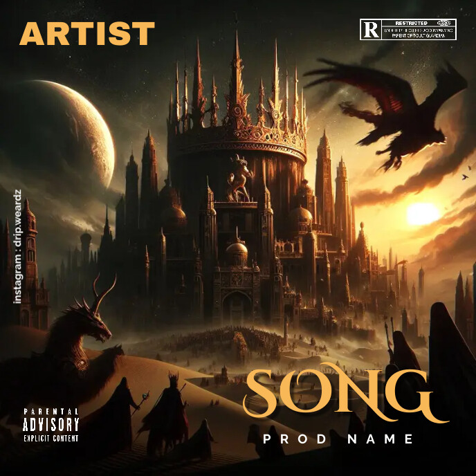 castle cover art Template | PosterMyWall