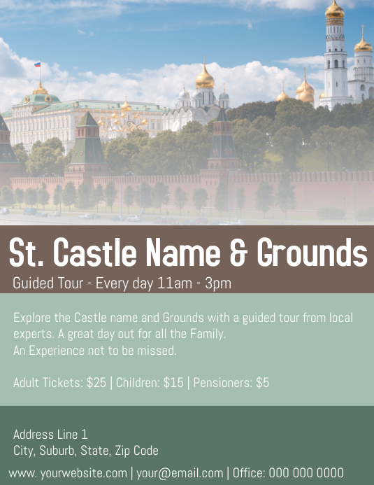 Copy of Castle Flyer Template | PosterMyWall
