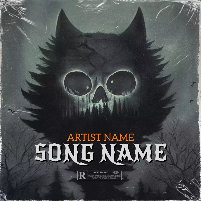 Cat Album Cover music art trap mixtape rap | PosterMyWall