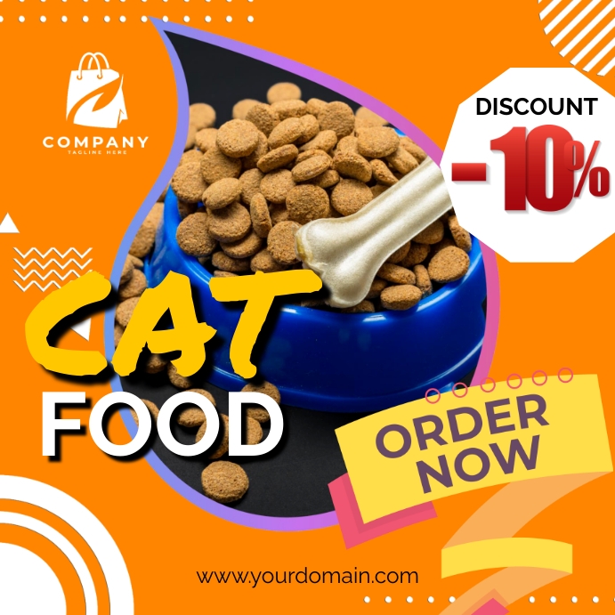 Plantilla de CAT FOOD | PosterMyWall