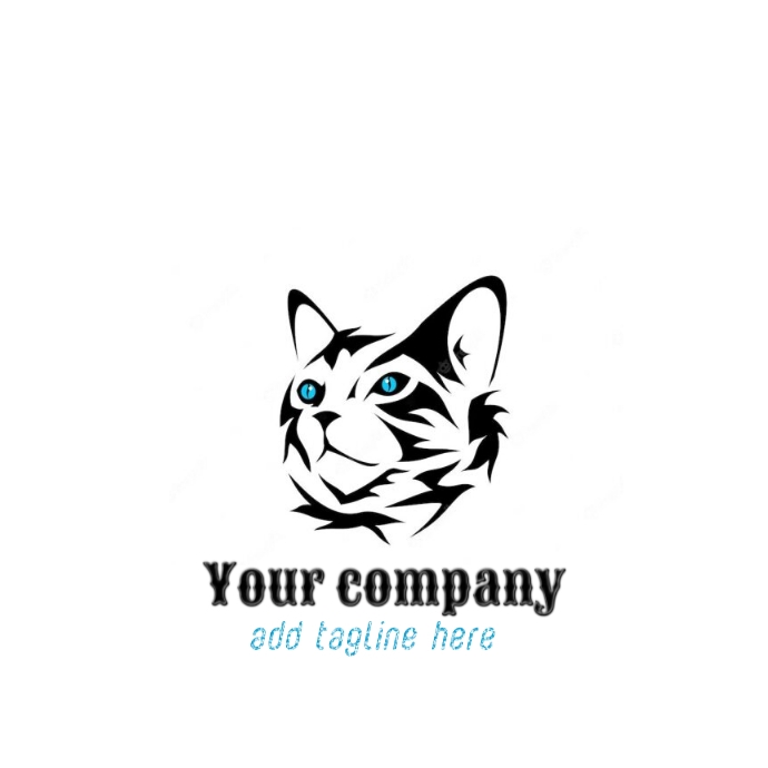 Cat Logo design Template | PosterMyWall