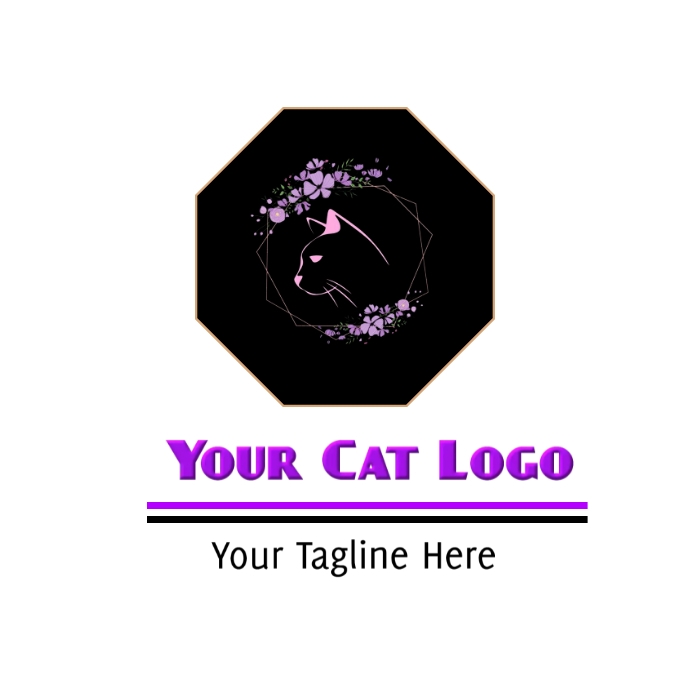 Cat Logo Templat | PosterMyWall