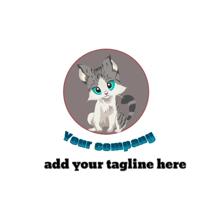 Templat Desain Logo Kucing Brosur Logo Hewan Peliharaan | PosterMyWall