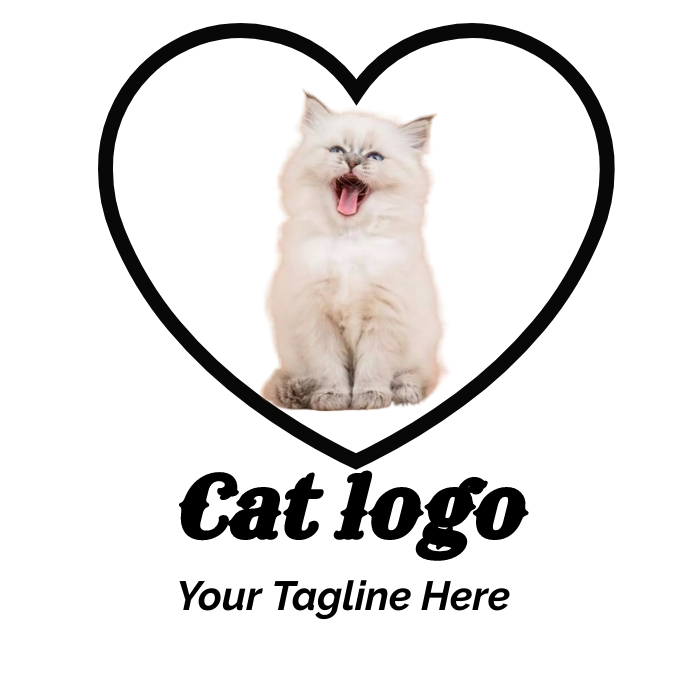 Cat logo pet logo Template | PosterMyWall