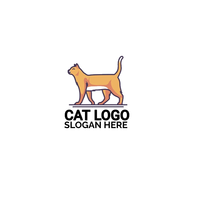 Copy of CAT LOGO PET LOGO | PosterMyWall