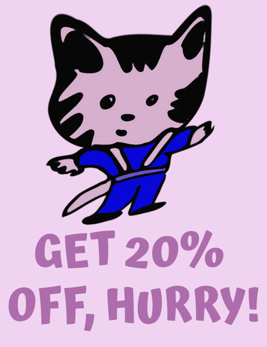 Cat poster offer Template | PosterMyWall