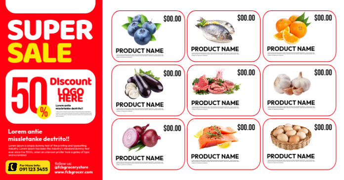 Catalog Facebook Shared Image Template | PosterMyWall