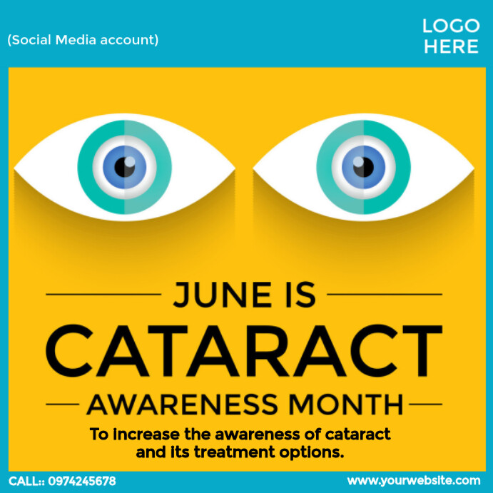 Cataract Awareness Month Template | PosterMyWall