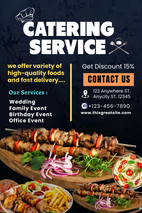 catering Template | PosterMyWall
