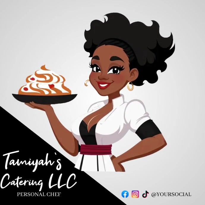 catering logo, cooking logo, chef (1) Template | PosterMyWall