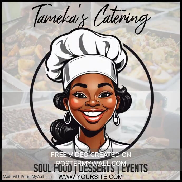 catering logo, cooking logo, chef (4) Template | PosterMyWall
