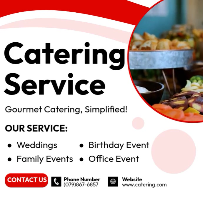 Catering Service Template | PosterMyWall