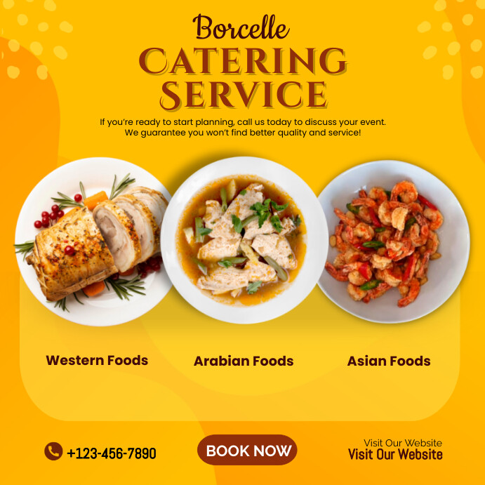 Plantilla de CATERING SERVICE INSTAGRAM POST | PosterMyWall