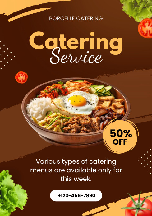 catering service template | PosterMyWall