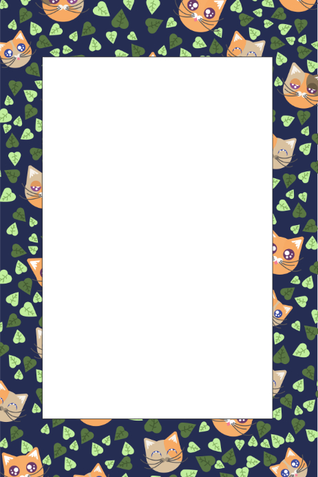 Cats Party Prop Frame | PosterMyWall