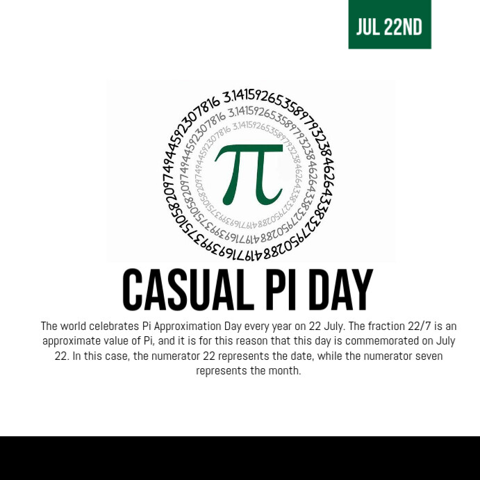 Copy of causal pi day | PosterMyWall