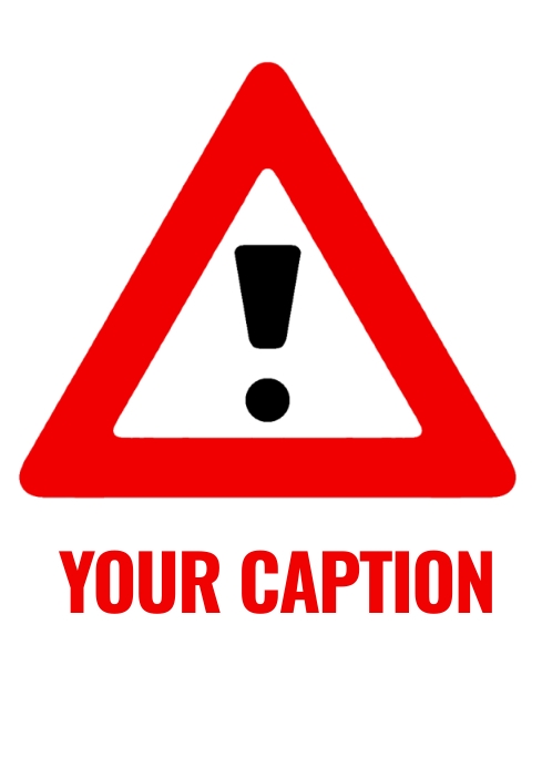caution Template | PosterMyWall