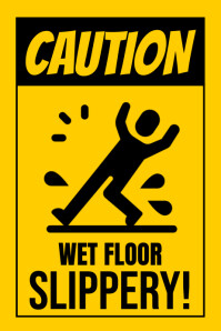Caution Template | PosterMyWall