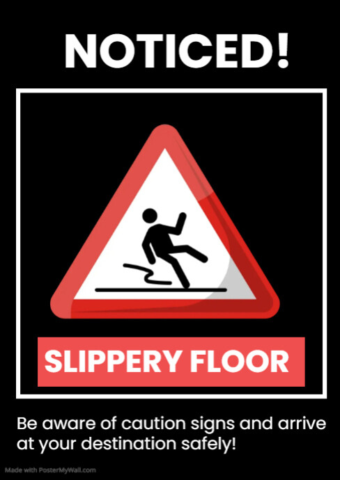 Szablon Caution Safety Sign | PosterMyWall