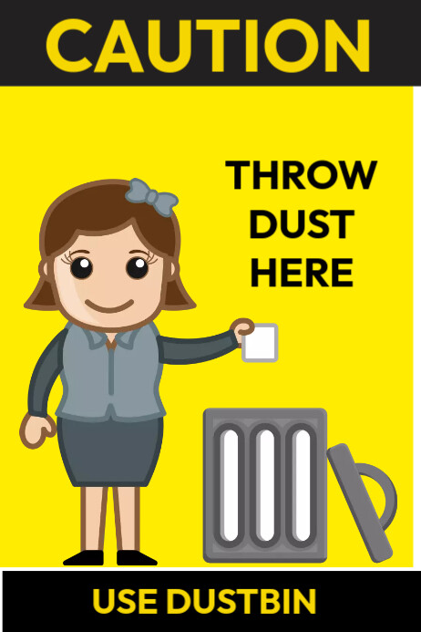 caution sign Template | PosterMyWall