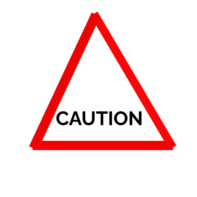 Caution sign Template | PosterMyWall