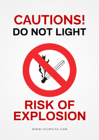 Cautions sign board Template | PosterMyWall