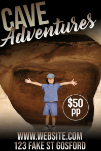 Cave Adventures Template | PosterMyWall