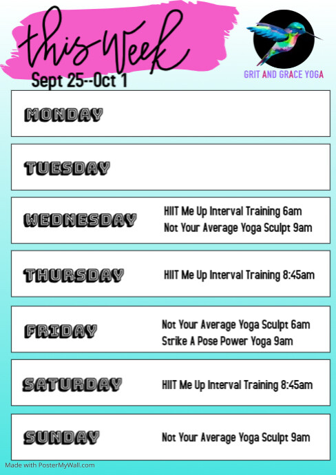 Copy of Planner-Week Organization (2) | PosterMyWall