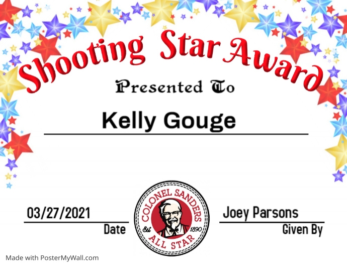 Copy of Academic All-Star Award | PosterMyWall